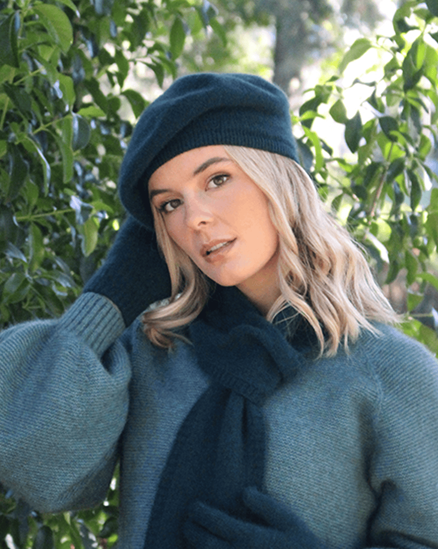 Lothlorian Possum Merino Plain Beret | Healthfarm