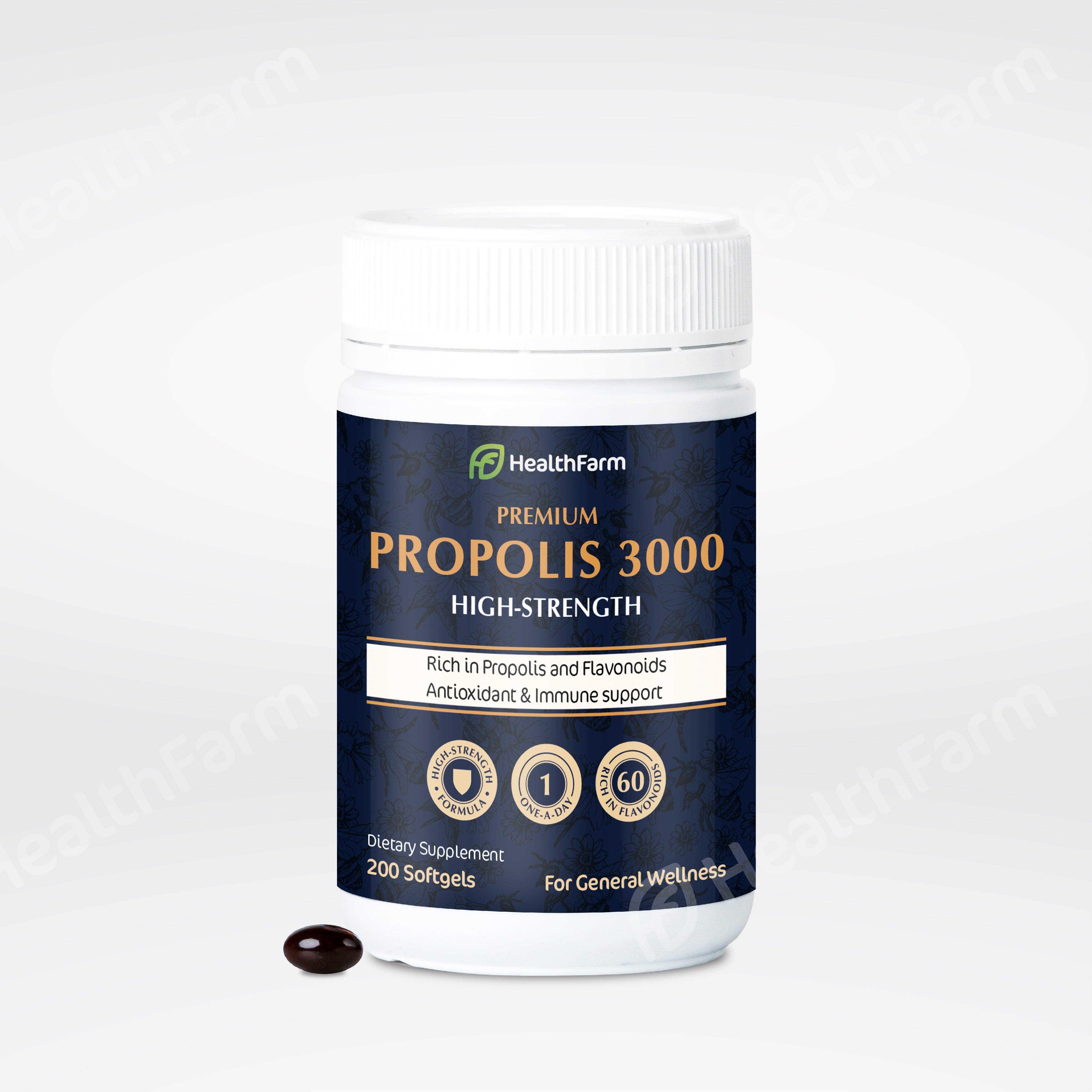 Healthfarm Premium Propolis High-Strength 3000 | Healthfarm