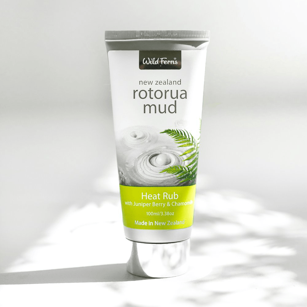 Wild Ferns Rotorua Mud Heat Rub with Juniper Berry & Chamomile [100ml ...
